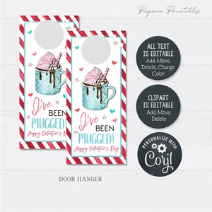EDITABLE Office Valentine Game, You've Been Mugged Valentine Printable ...
