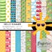 Hello Summer Digital Paper 12x12 Digital Scrapbooking Paper - Etsy