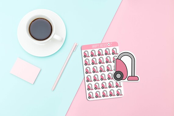 Vacuum Sticker Sheet Planner Stickers Journal Stickers | Etsy