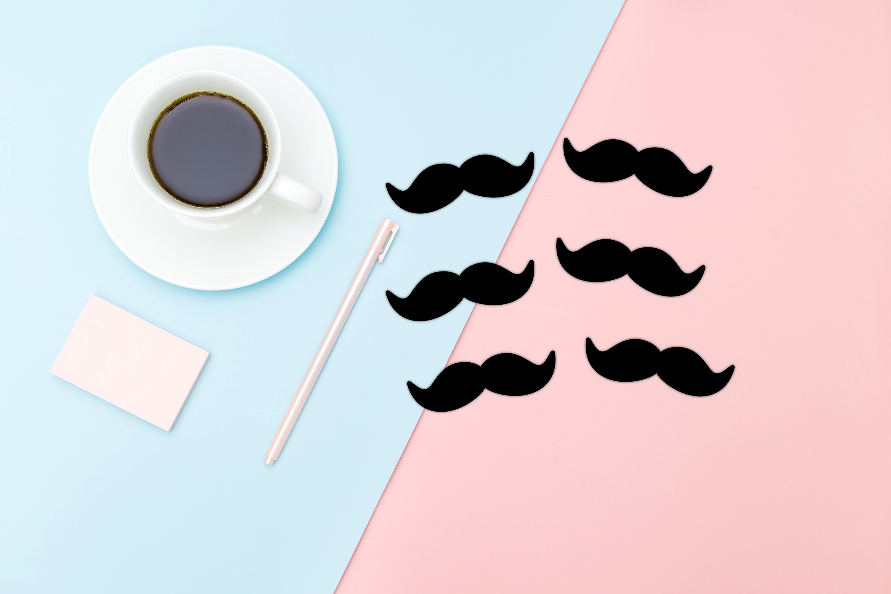 Moustache Die Cut Stickers, Sticker Pack, Moustache Stickers, Laptop ...