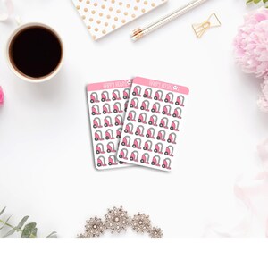 Vacuum Sticker Sheet, Planner Stickers, Journal Stickers, Chore ...