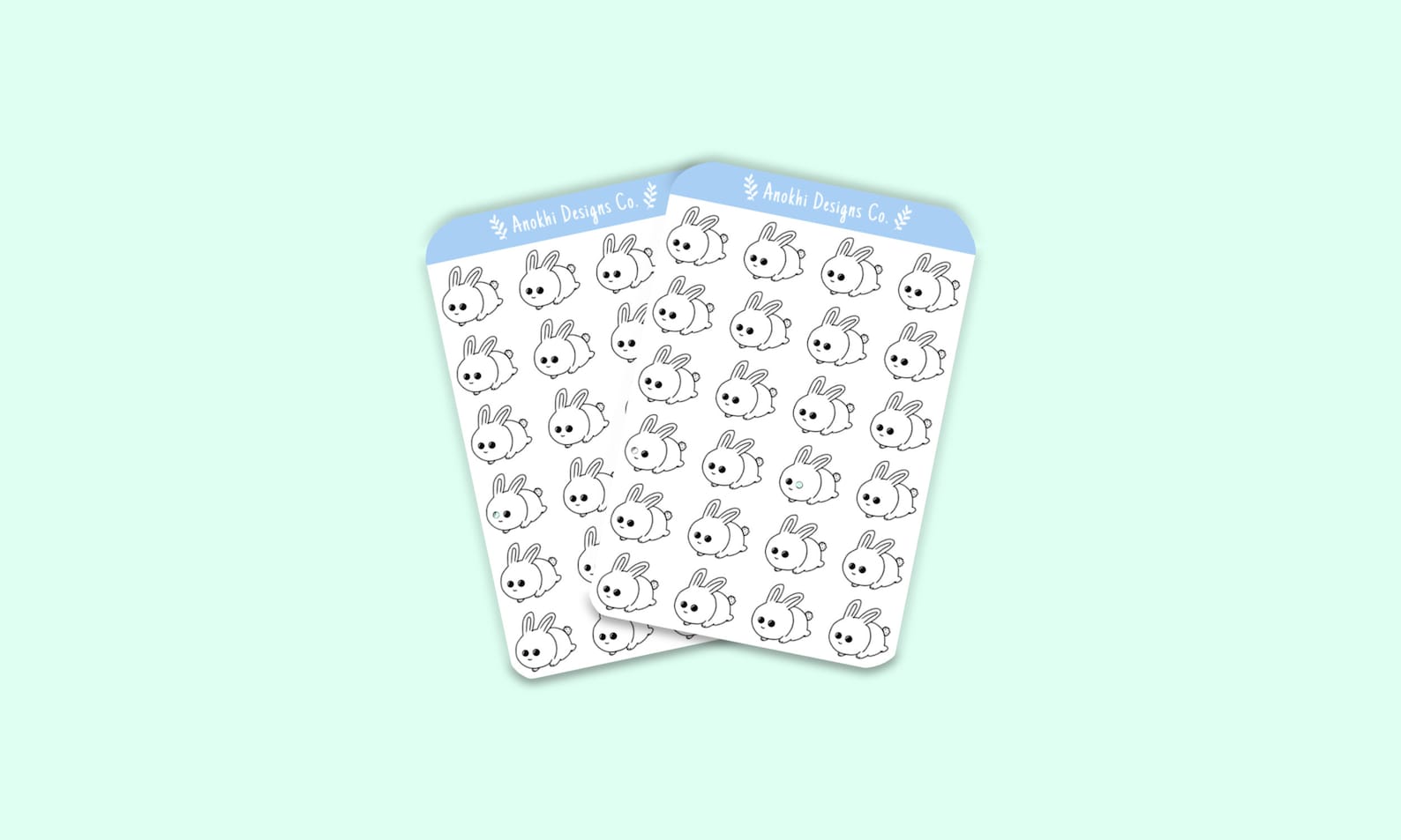 Bunny Sticker Sheet Bunnies Cute Stickers Easter Stickers | Etsy