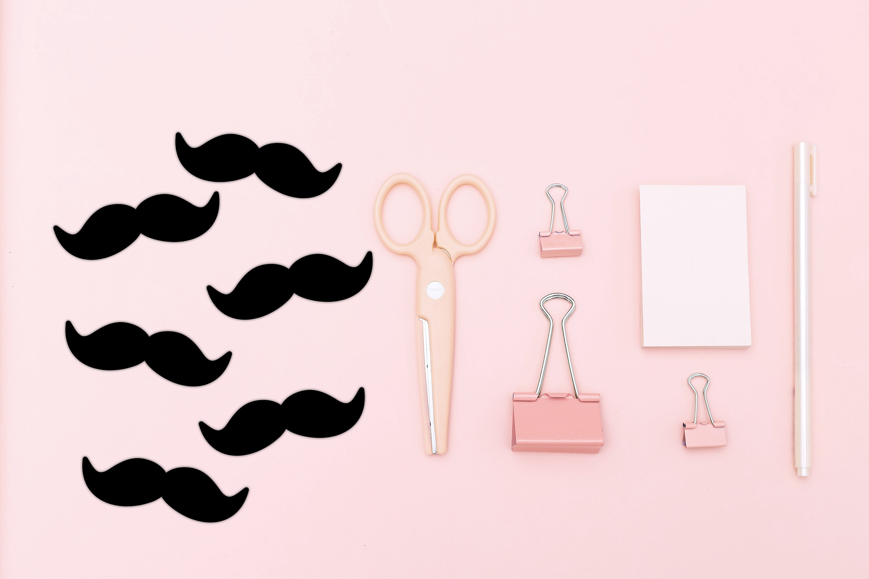 Moustache Die Cut Stickers, Sticker Pack, Moustache Stickers, Laptop ...