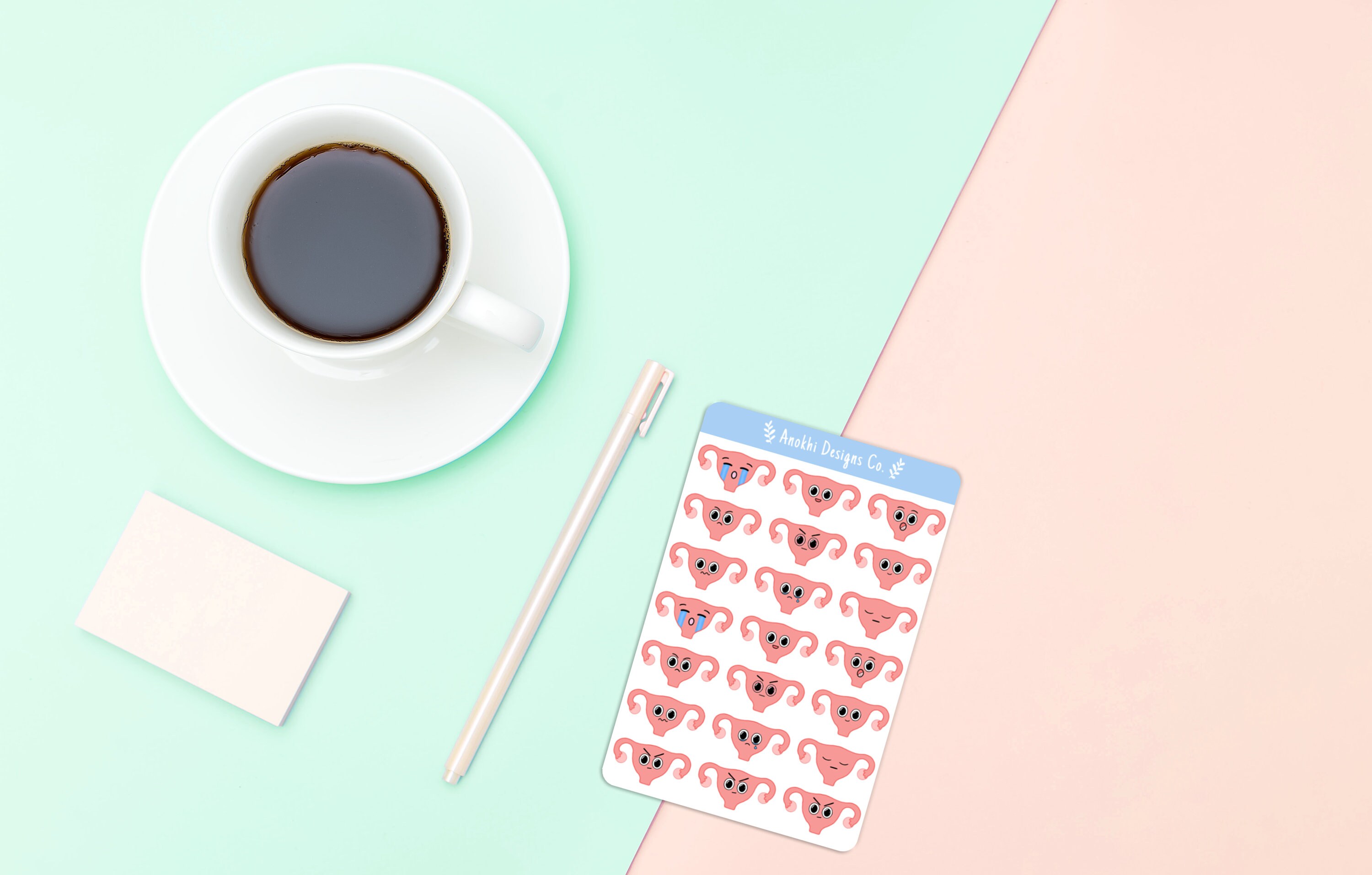 Period Tracker Sticker Sheet Menstrual Tracker Emoji - Etsy