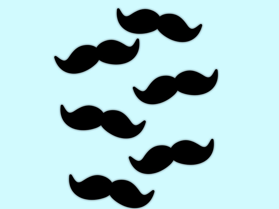 Moustache Die Cut Stickers, Sticker Pack, Moustache Stickers, Laptop ...