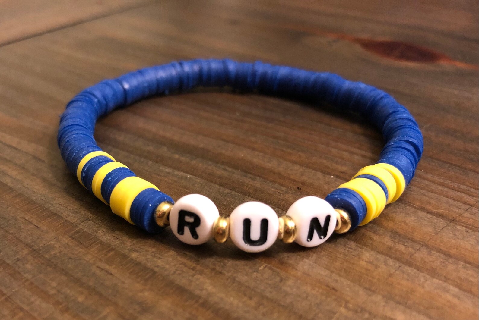 Boston Marathon Bracelets, Heishi Bracelets, Stacked Bracelets, Custom ...