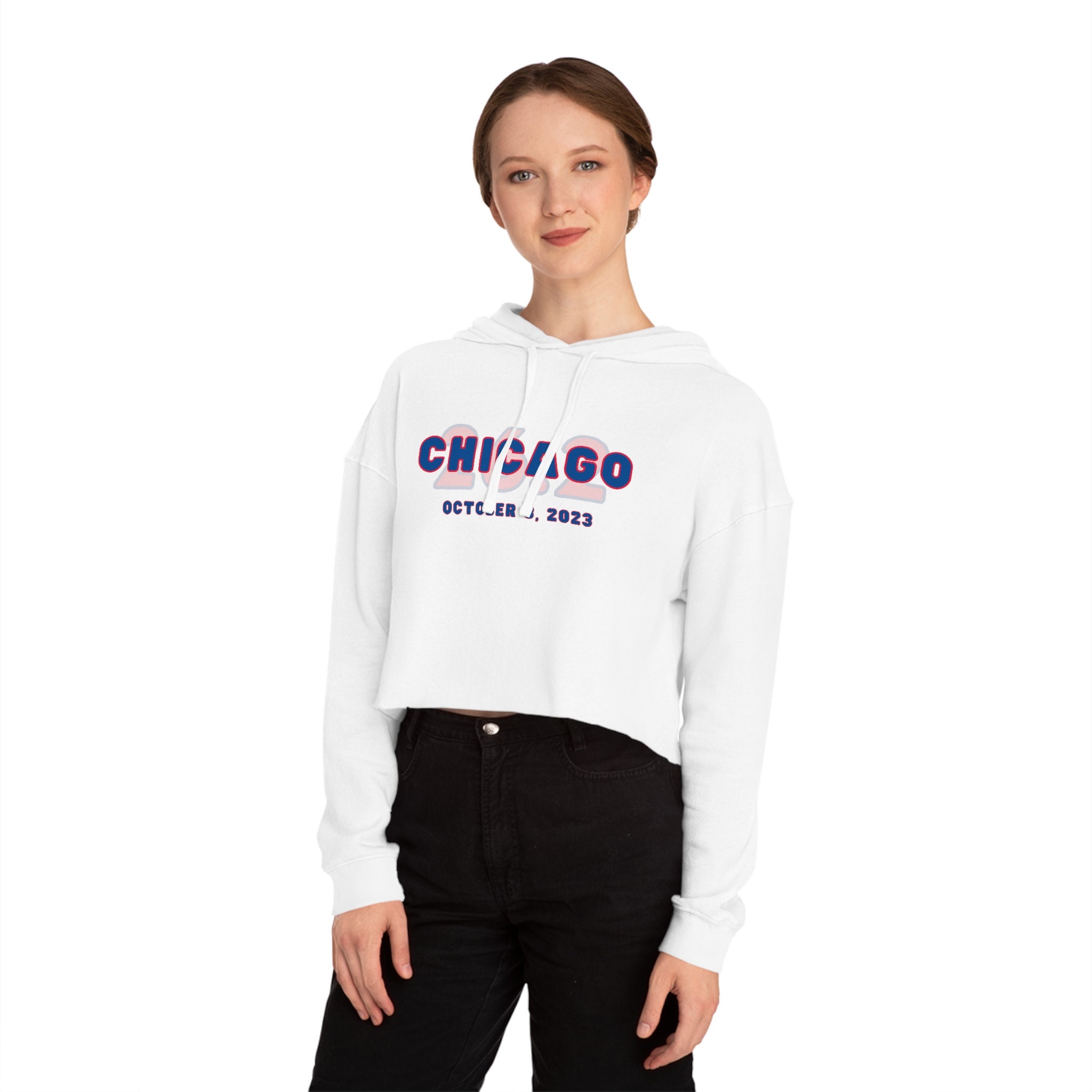 Chicago Cropped Hoodie Chicago 26.2 Chicago Sweatshirt Gift - Etsy