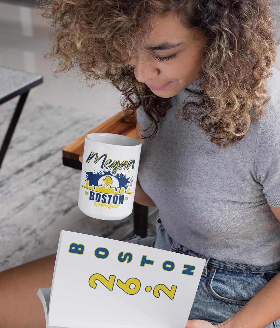 Boston Qualified, Boston Mug, 11oz, Boston Runner, Boston Gift ...