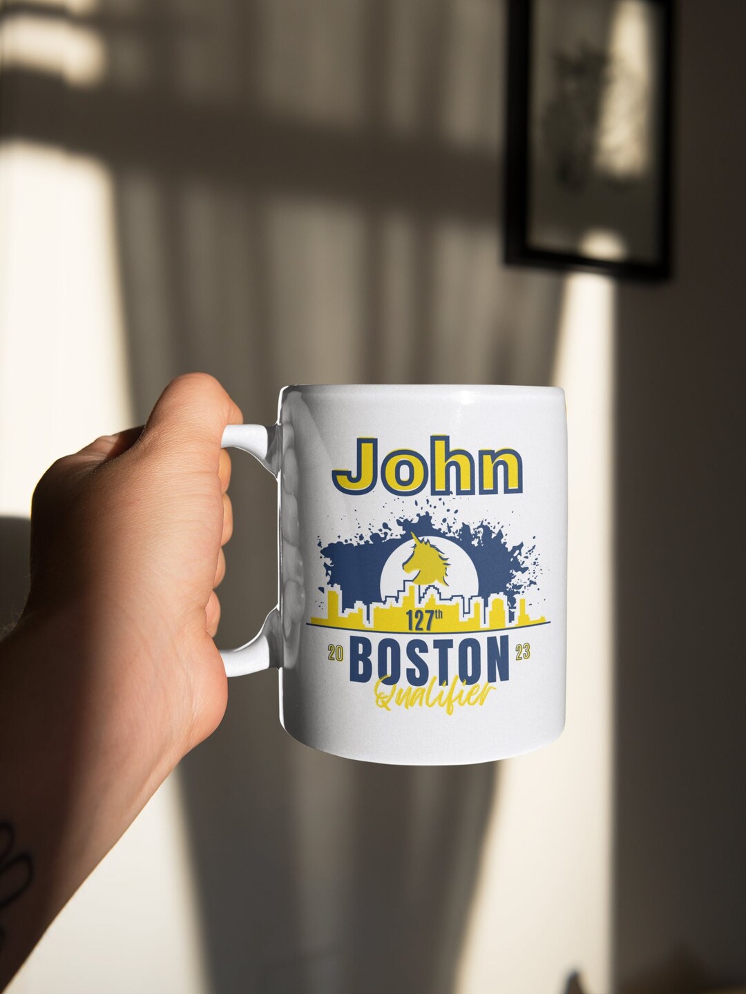 Boston Qualified, Boston Mug, 11oz, Boston Runner, Boston Gift ...