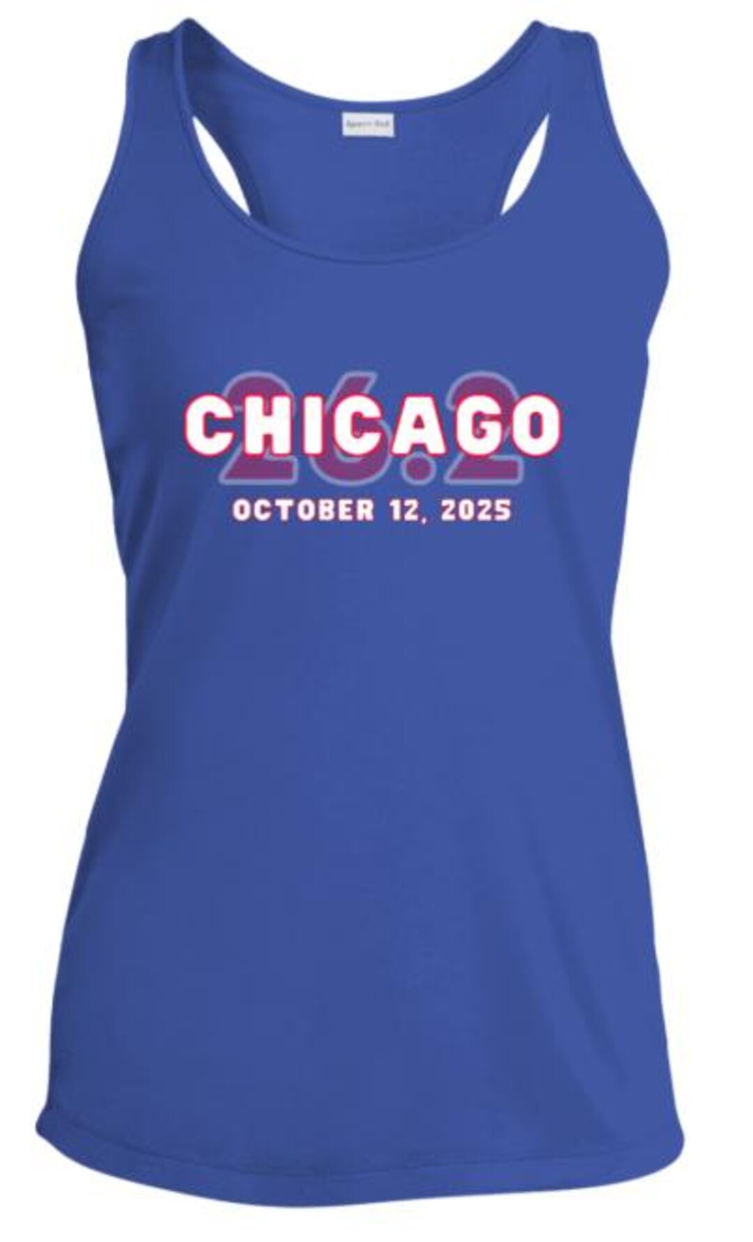 Chicago Running Tank, Womens Performance Racerback Tank, Marathon Tank ...