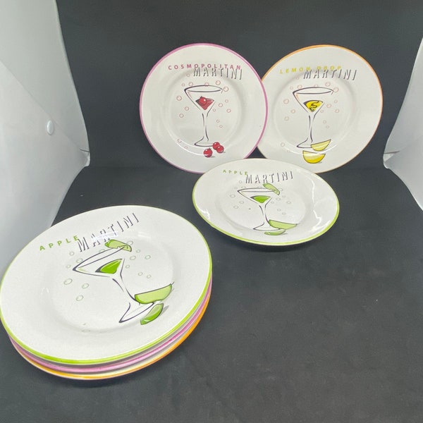 Lemon Cocktail Plates - Etsy