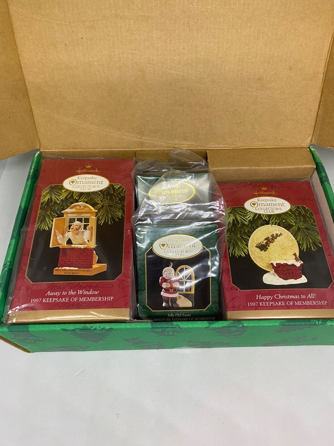 Hallmark 1997 Keepsake Ornament Collectors Club Membership Kit, 4 ...