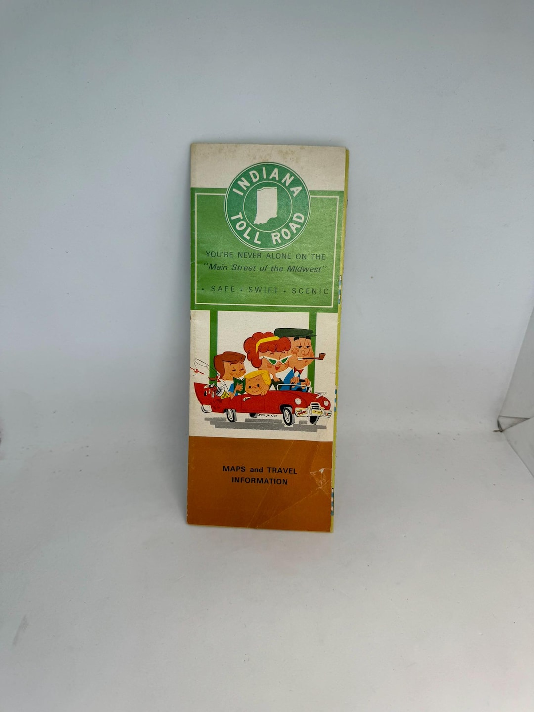 Vintage 1965 Indiana Toll Road Map: Travel Turnpike Guide - Etsy