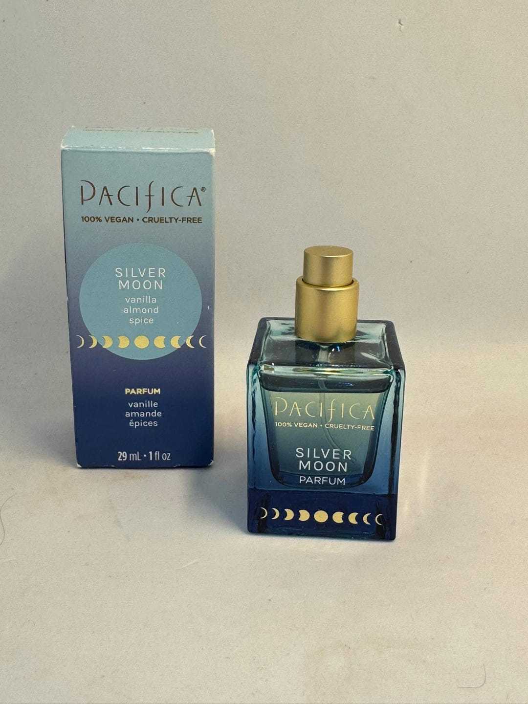 Vintage Pacifica Silver Moon Parfum: Vanilla Almond Spice, 1 Fl Oz - Etsy