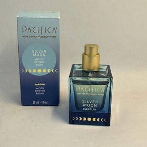 Vintage Pacifica Silver Moon Parfum: Vanilla Almond Spice, 1 Fl Oz - Etsy