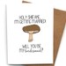 TACO Bout Proposal Card Funny Food, Bridesmaid Maid of Honor, Will You ...