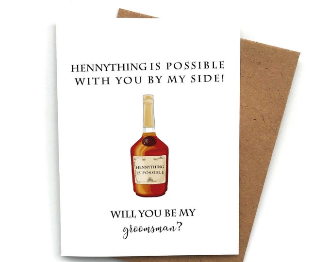 NO ONE Meme Proposal Card Funny Groomsmen Proposal Best Man - Etsy