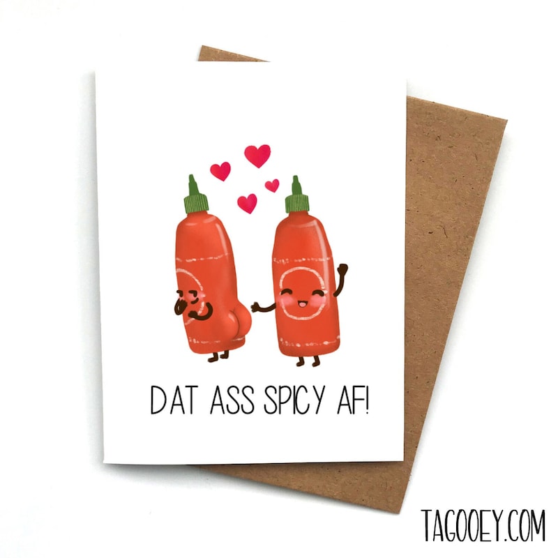 Spicy Birthday Card - Etsy