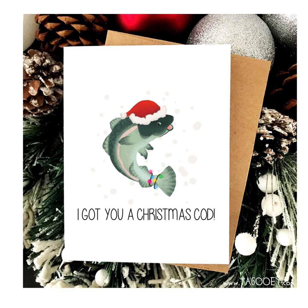 Funny COD Christmas Card, Dad Christmas Card, Funny Xmas Card, Funny ...