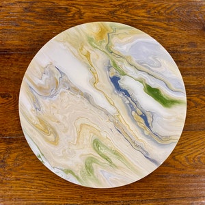 16 Inch Lazy Susan Sage Gold Gray Lazy Susan 16 Inch - Etsy