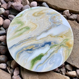 16 Inch Lazy Susan Sage Gold Gray Lazy Susan 16 Inch - Etsy