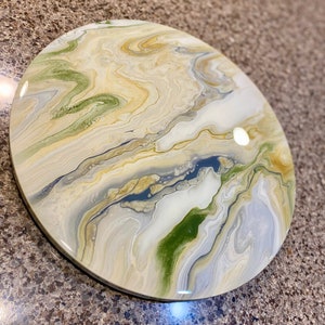 16 Inch Lazy Susan Sage Gold Gray Lazy Susan 16 Inch - Etsy