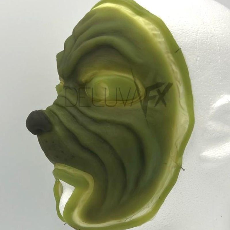 The Grinch Face Mask - Etsy