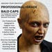 Shrek / Fiona Inspired Ogre Swamp Yellow Latex Bald Cap Unisex ...