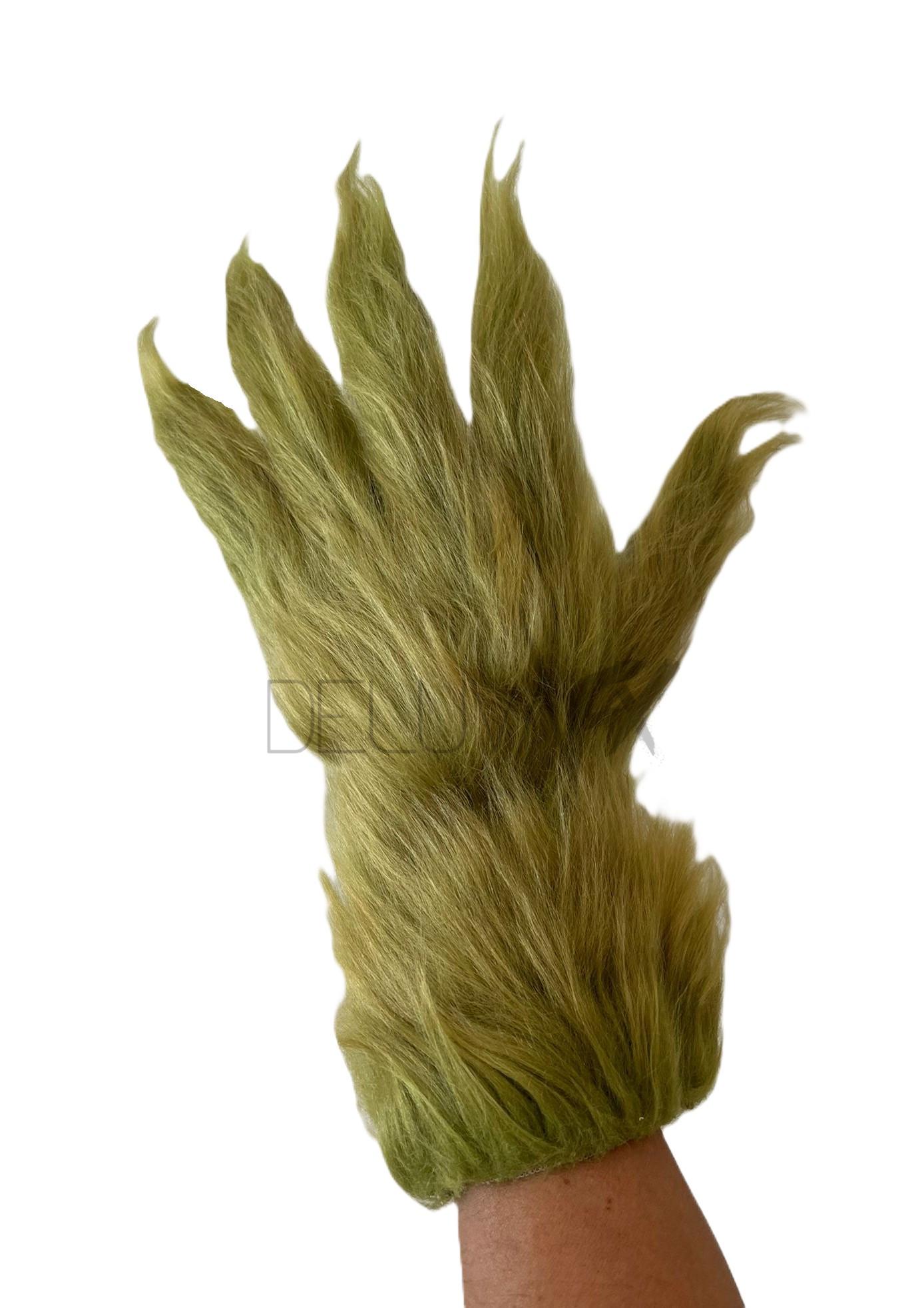 Grinch Inspired Green Faux Fur Costume – Body Suit, Hood, Gloves, Shoe ...