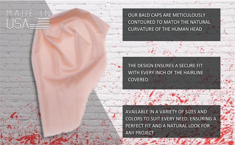 Shrek / Fiona Inspired Ogre Swamp Yellow Latex Bald Cap Unisex ...