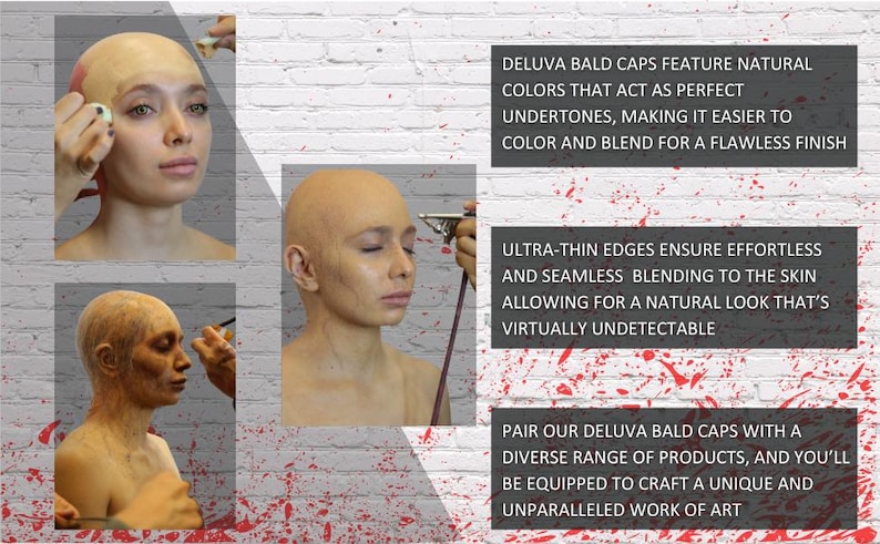 Shrek / Fiona Inspired Ogre Swamp Yellow Latex Bald Cap Unisex ...