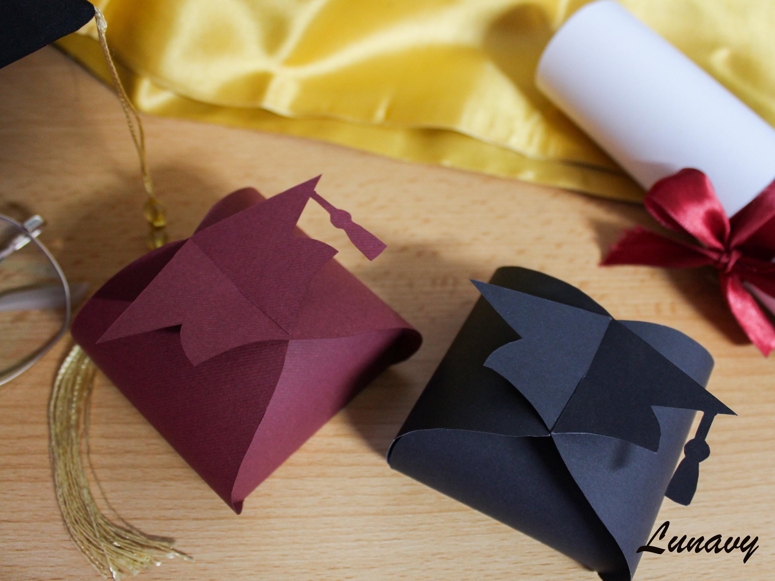Graduation Cap Favor Box SVG Template, DIY Gift Box (cut File) - Etsy