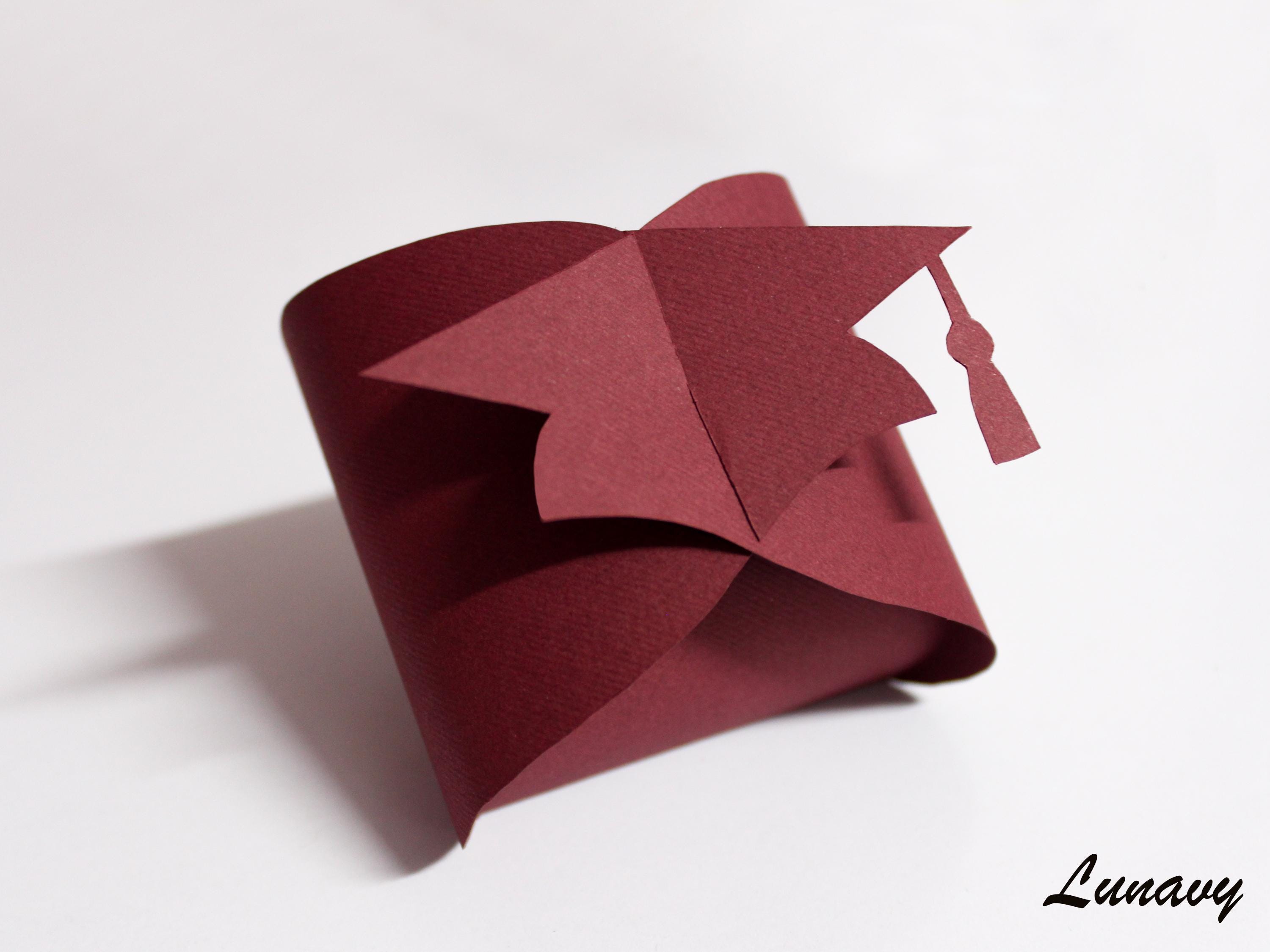 Graduation Cap Favor Box SVG Template: DIY Gift Box (cut File) - Etsy