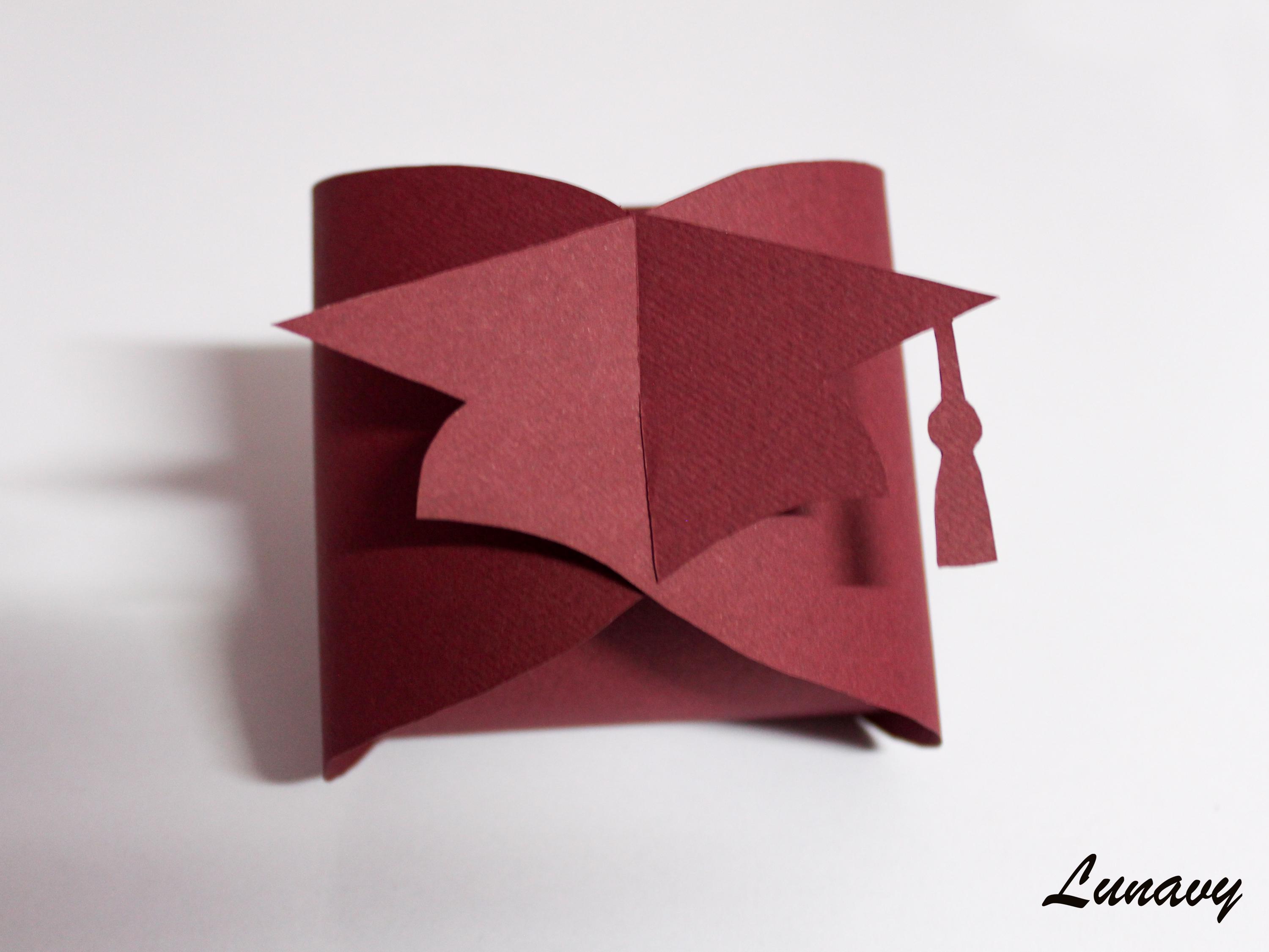 Graduation Cap Favor Box SVG Template: DIY Gift Box (cut File) - Etsy