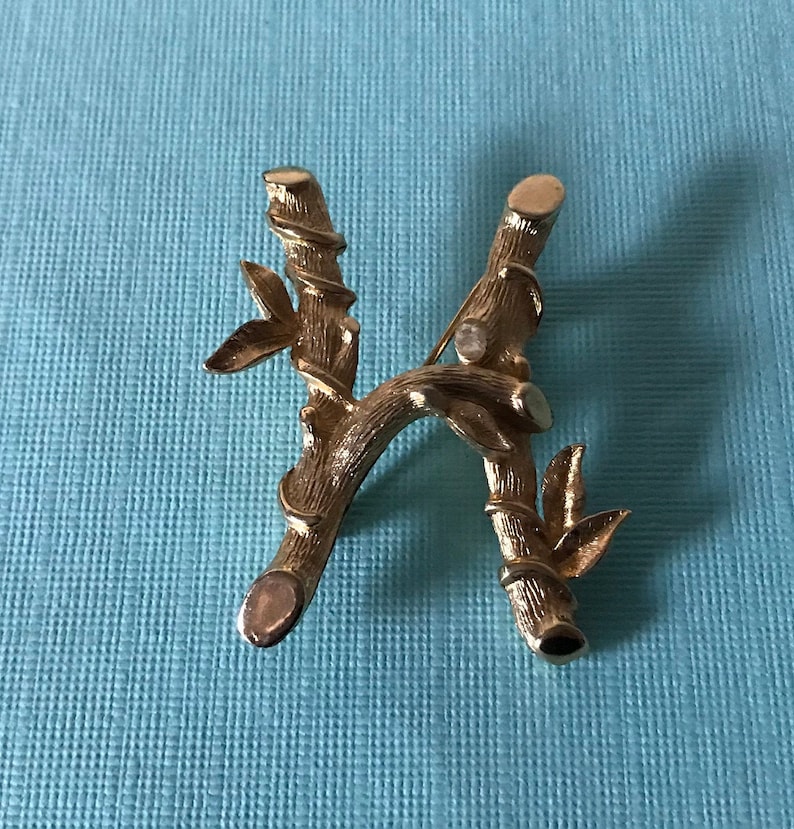 Vintage Letter H Brooch Monogram H Pin Letter H Pin Gold - Etsy
