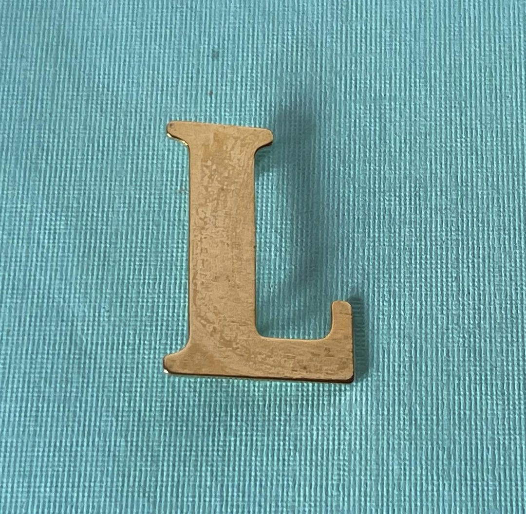 Vintage Letter L Brooch, Gold Letter L Pin, Monogram L Pin, Letter L ...