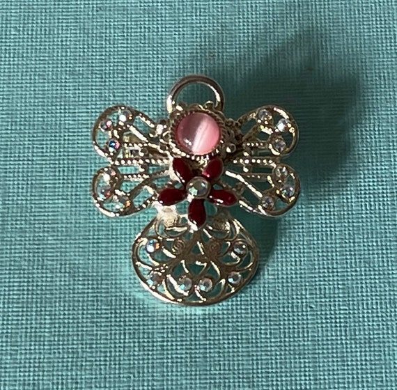 pin brooch angel silver - Gem