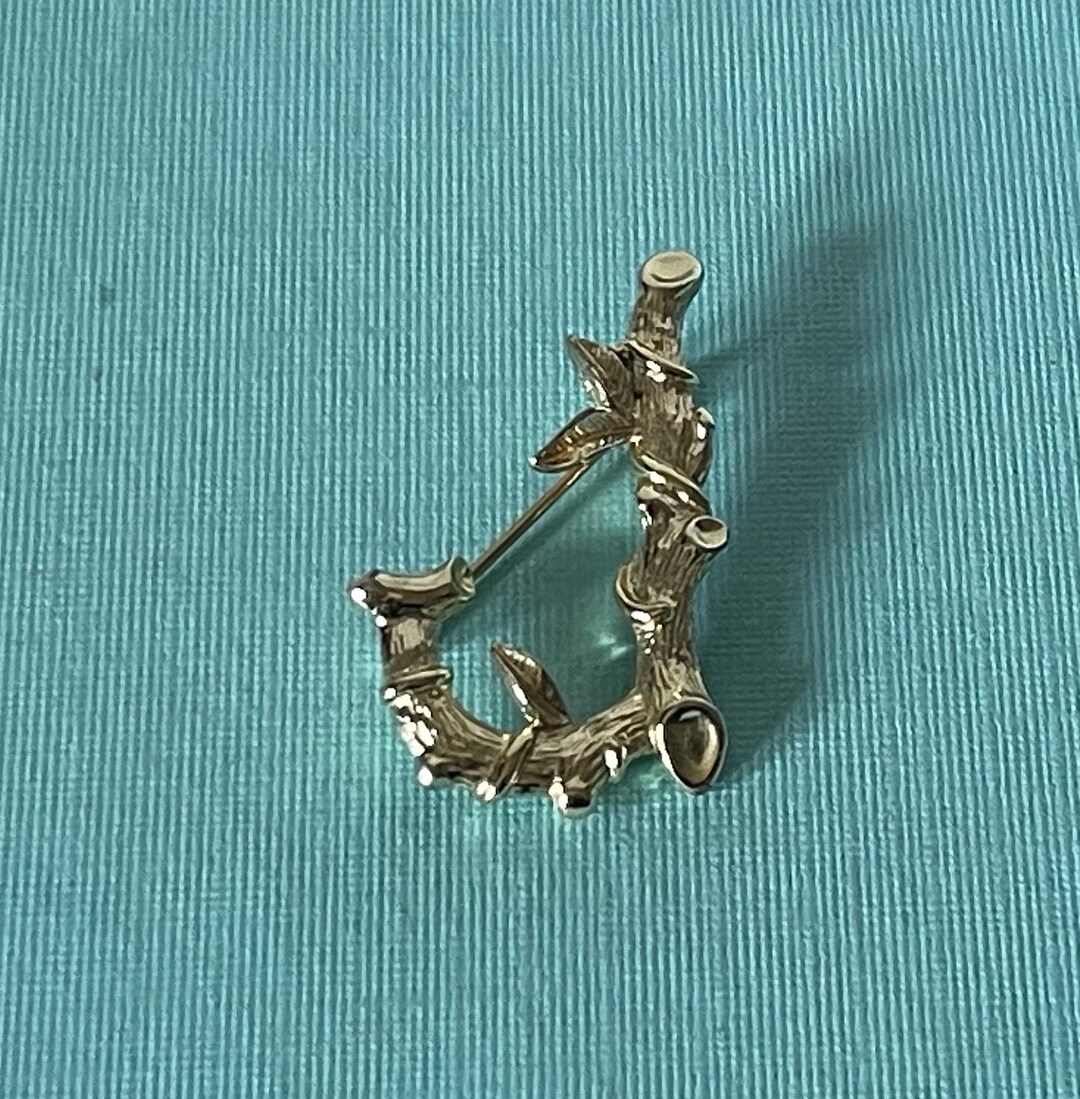 Vintage Letter J Brooch, Signed Sarah Letter J Pin, Sarah Coventry ...