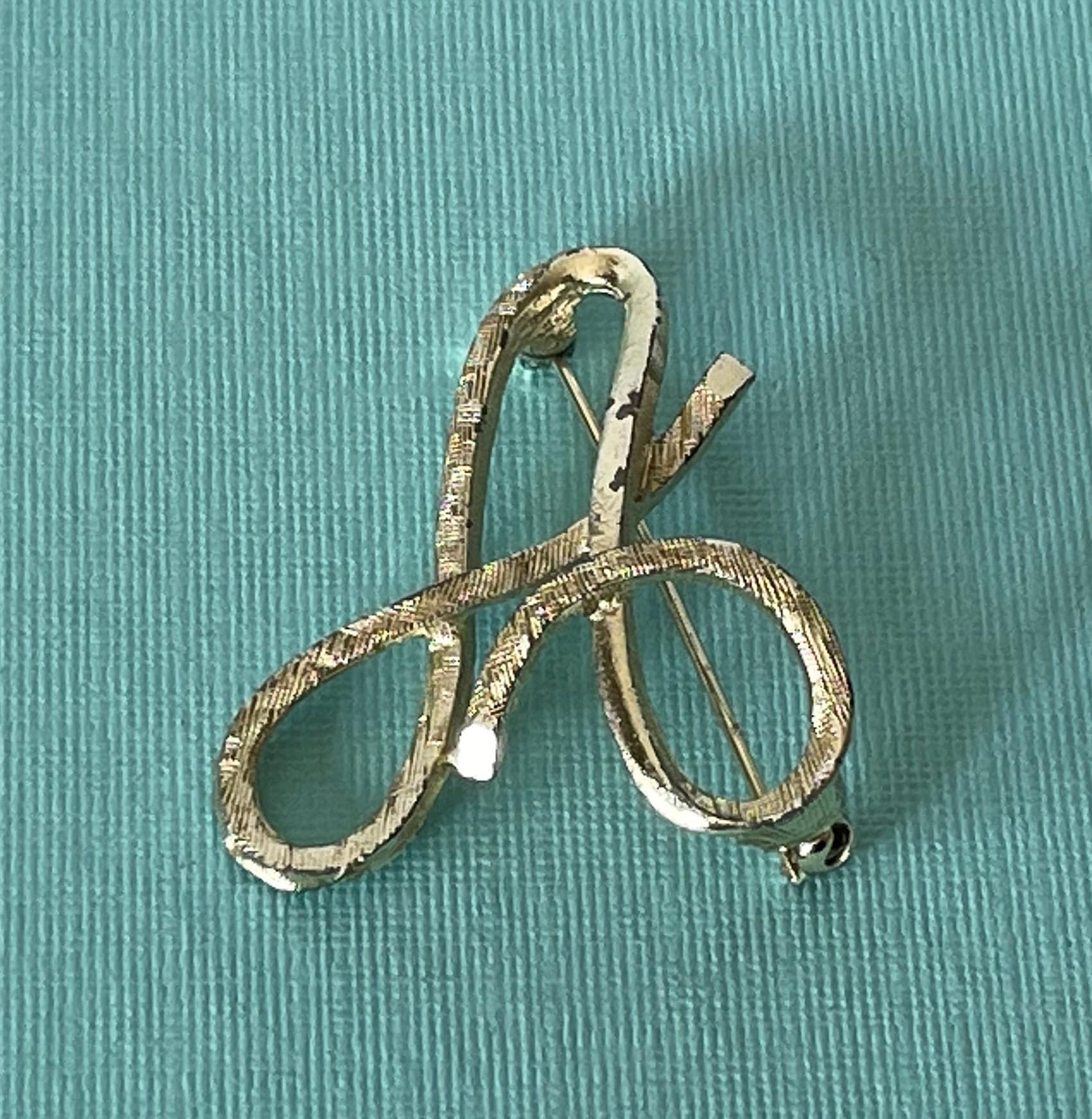 Vintage Letter A Brooch Gold Letter A Pin Letter A Brooch - Etsy