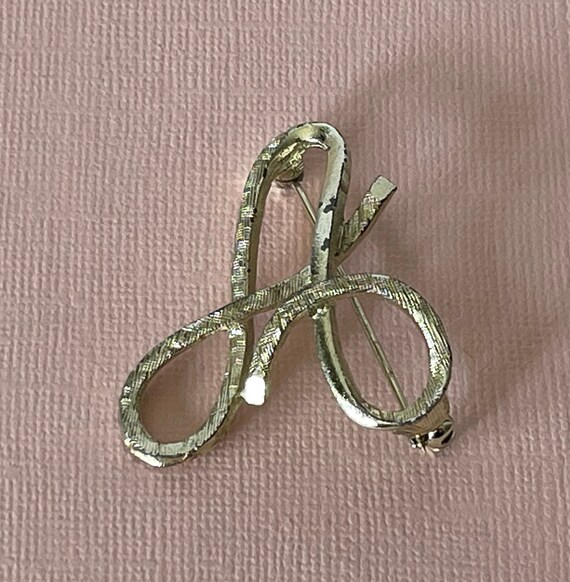 Vintage letter A brooch, gold letter A pin, letter A … - Gem