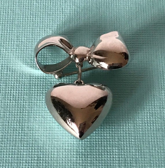 Monet heart brooch - Gem