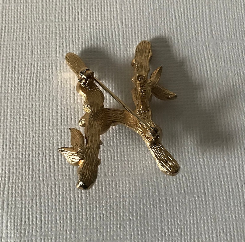 Vintage Letter H Brooch Monogram H Pin Letter H Pin Gold - Etsy