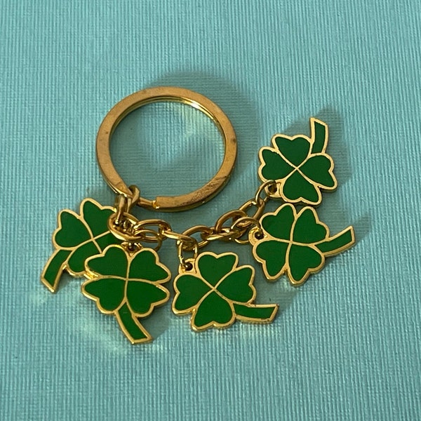 Shamrock Keychain - Etsy