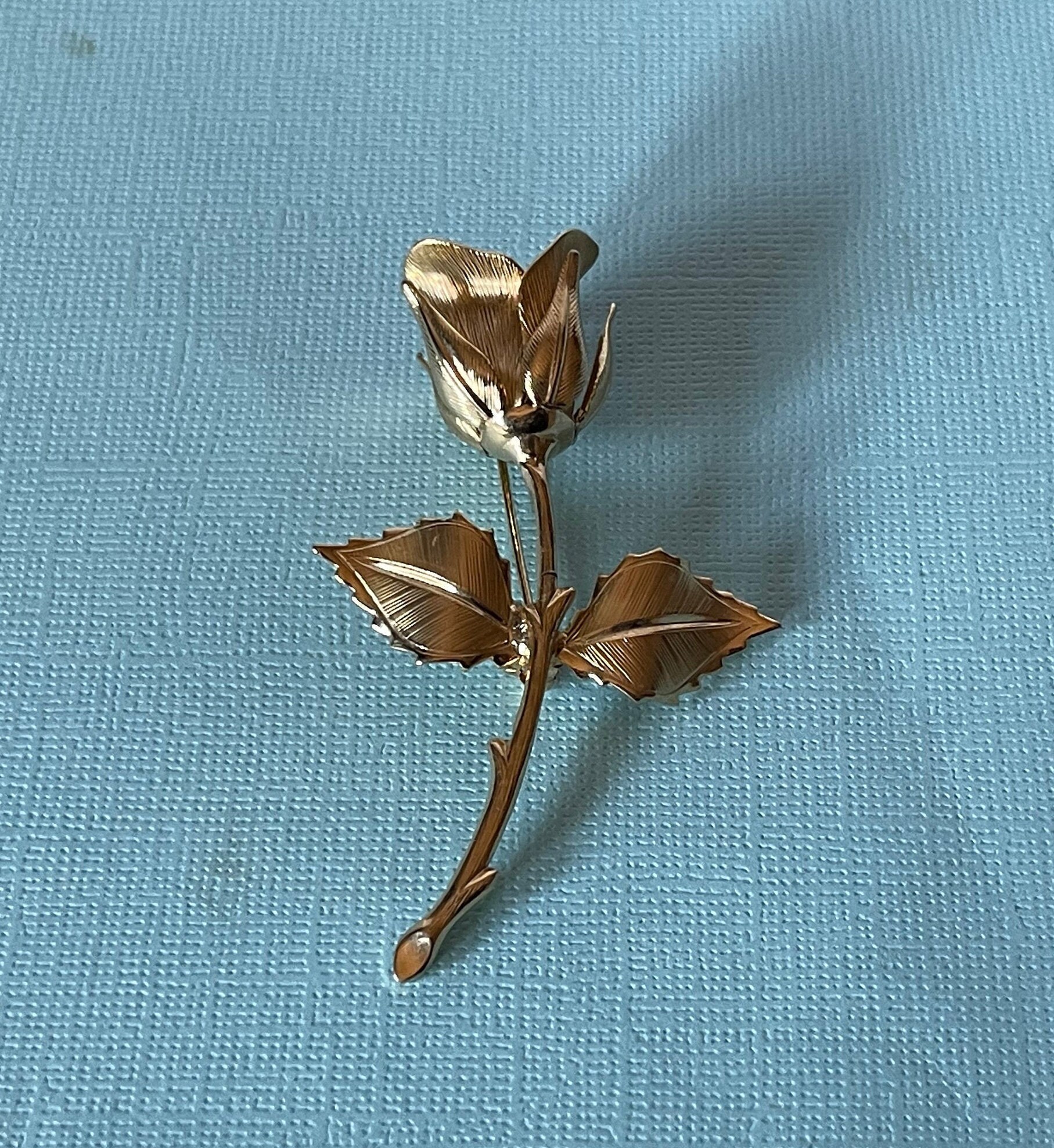 Vintage Rose Pin Single Rose Pin Flowr Pin The | Etsy