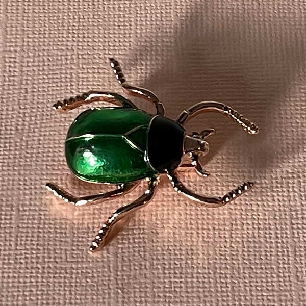Beetle Brooch - Etsy