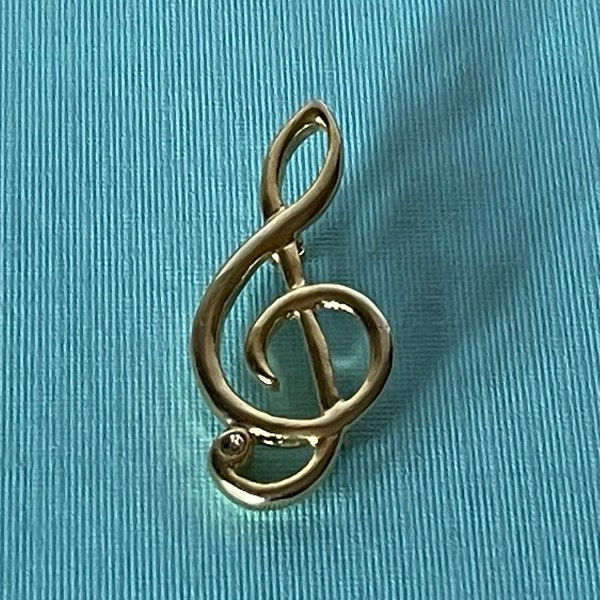 Treble Clef Pin - Etsy