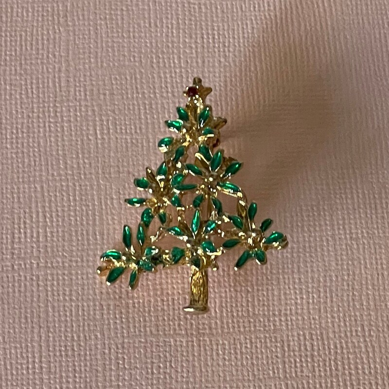 Christmas Tree Pin - Etsy