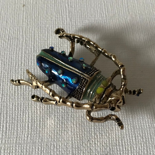 Beetle Brooch - Etsy