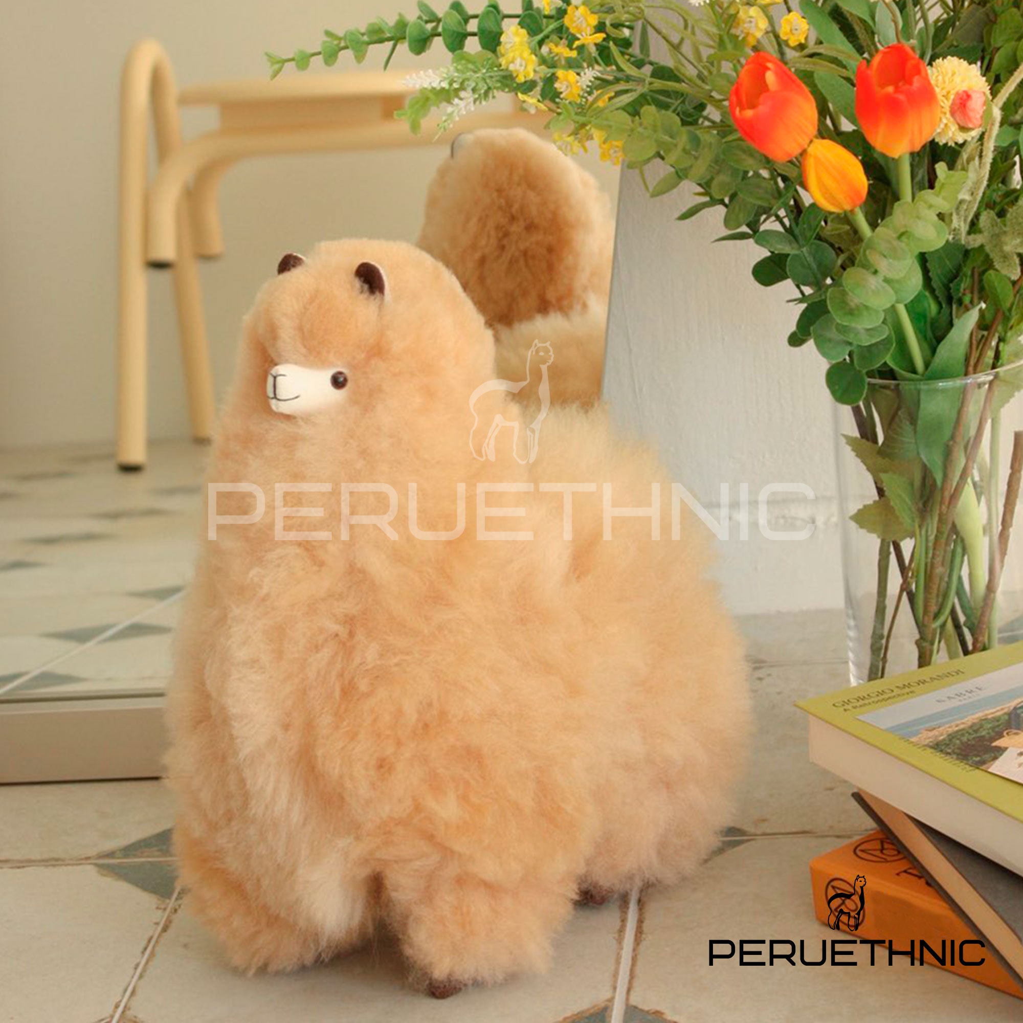 Alpaca Plush, Andean Toy Alpaca, 100% Real Alpaca Fur Toy, Peruvian ...
