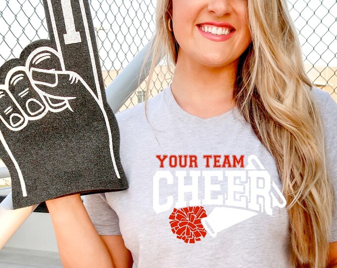 Custom Cheerleading Photo T-shirt for Family and Friends Personalized ...